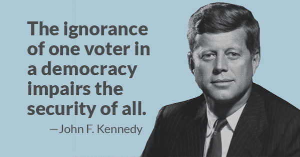 On Voter Ignorance Threatiening Freedom—FB - Venturans for Responsible ...