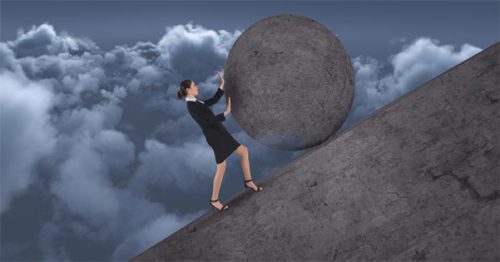 Woman Pushing Boulder—FB - Venturans for Responsible and Efficient ...